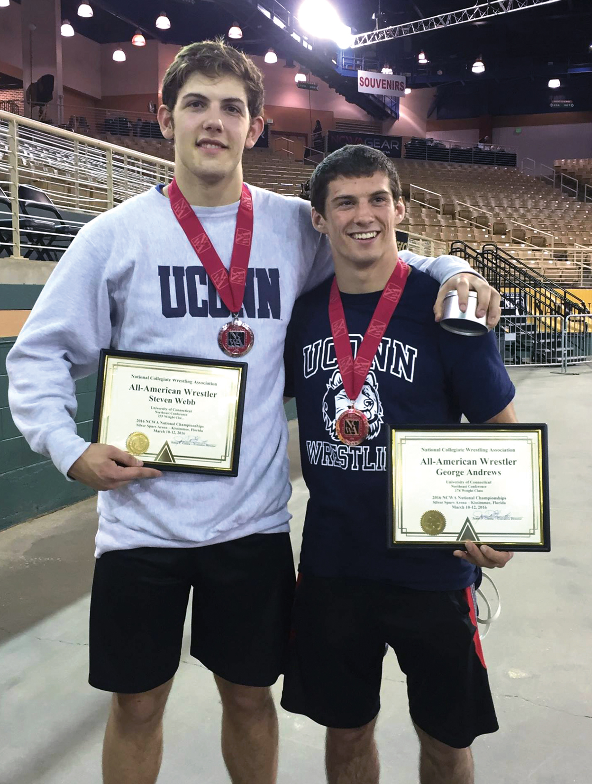 Connecticut wrestler and SigEp officer receives Frank Rader Memorial ...